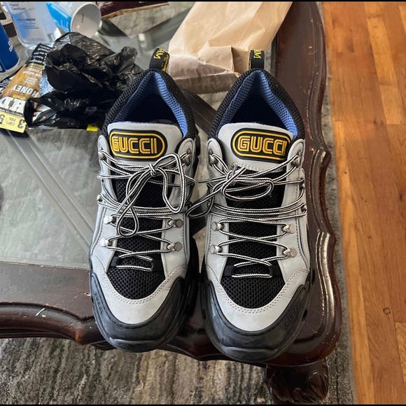 Gucci | Shoes | Gucci Flashtrek Reflective Grey | Poshmark